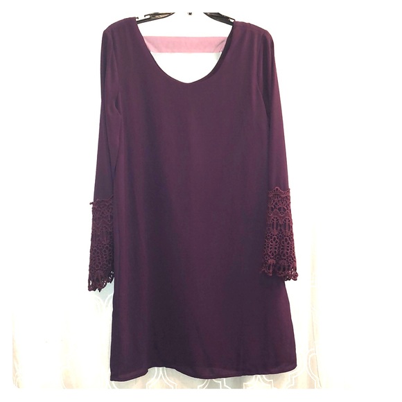 Charming Charlie | Dresses | Charming Charlie Shift Dress Deep Purple ...